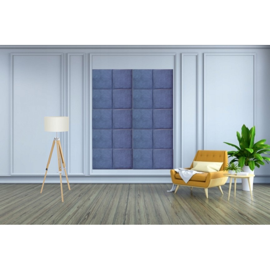Panel acolchado para revestimiento de pared en terciopelo en varios ...